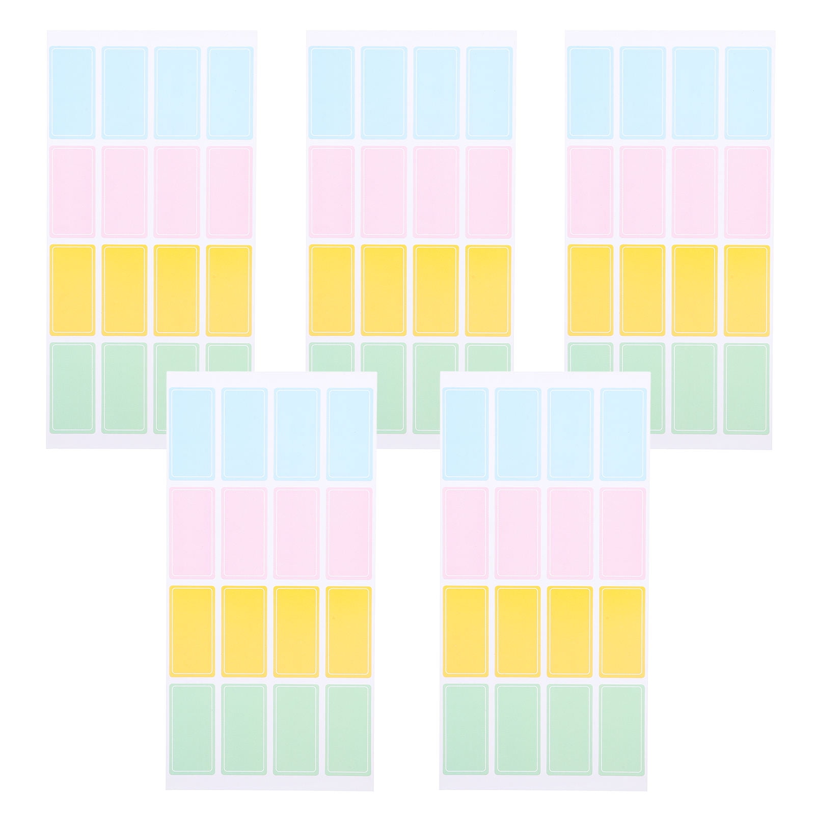 HOMEMAXS 80pcs Blank Name Stickers Classification Marking Tapes ...