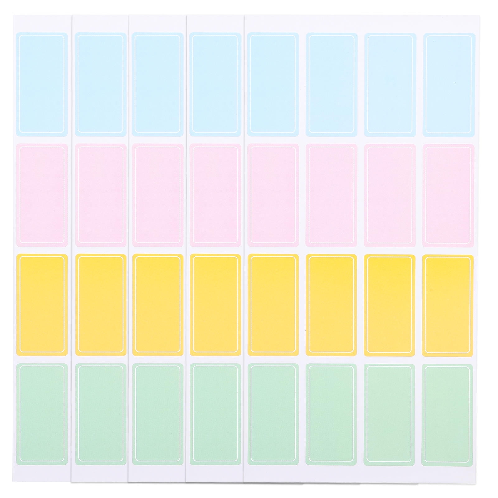 HOMEMAXS 80pcs Blank Writable Sticker Sticky Classification Labels ...