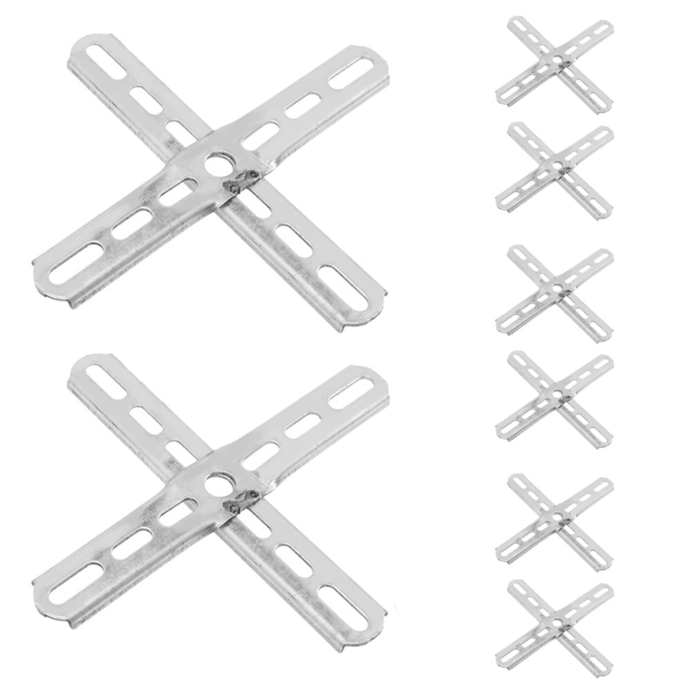 HOMEMAXS 8Pcs Ceiling Mounting Bracket for Lamp Silver Iron Material ...