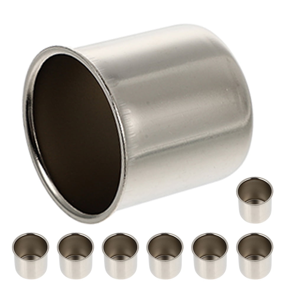 8Pcs Metal Cups Candlestick Cup Candlestick Holder Cup Candle Cup Metal ...