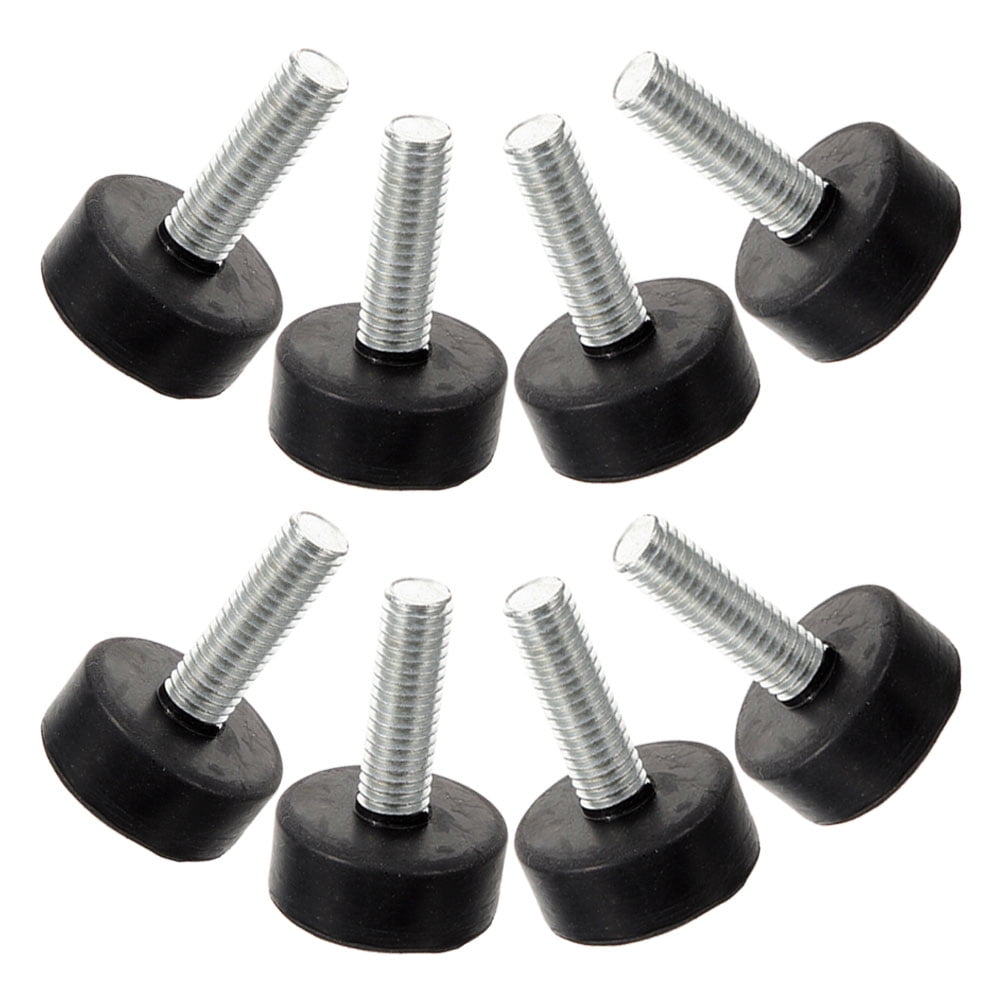 HOMEMAXS 8pcs Adjustable Threaded Furniture Leg Leveling Feet ...