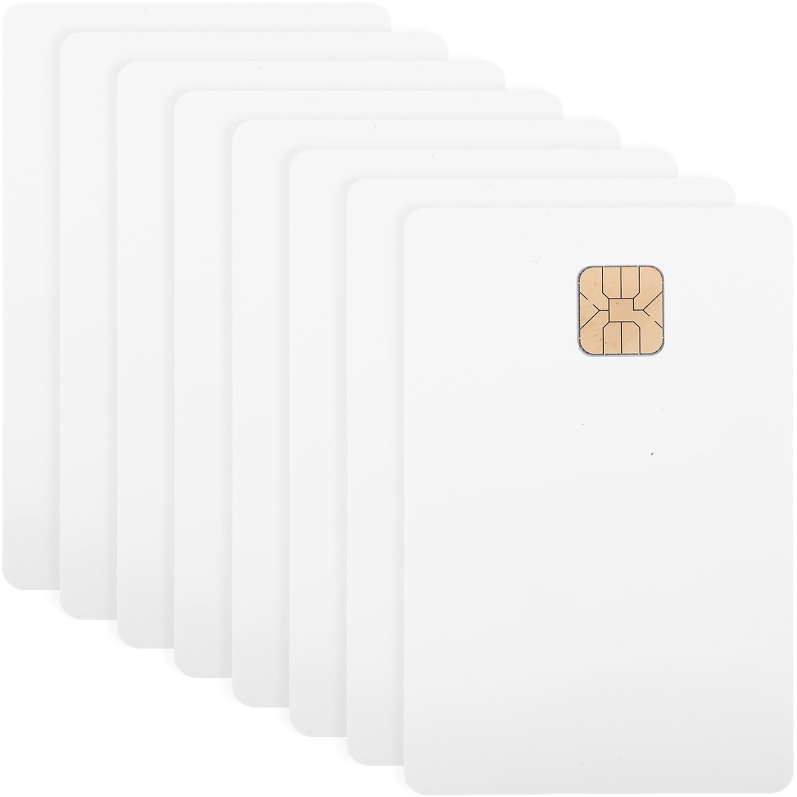 HOMEMAXS 8pcs Blank Ic Cards White Cards with Chips Ic Card For Access Control System - Walmart.com