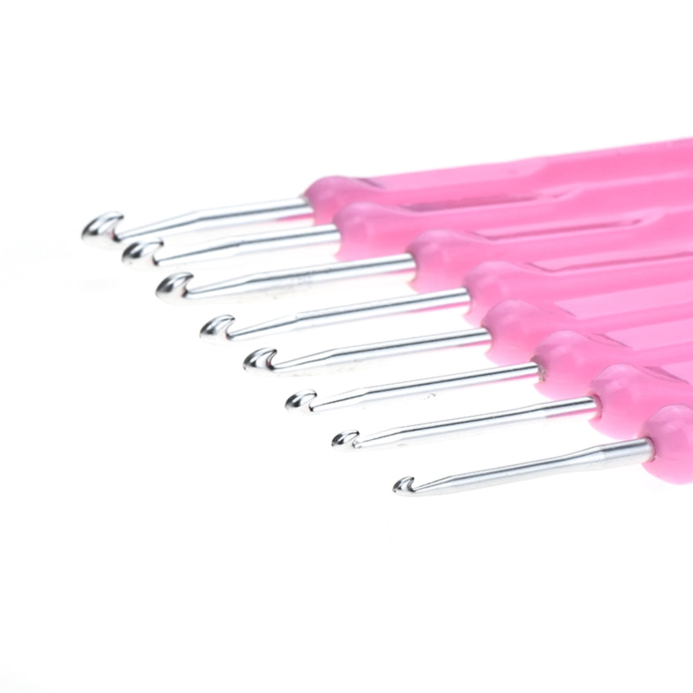 8pcs Crochet Hooks Bearded Needles Weaving Tools in Different Sizes for ...