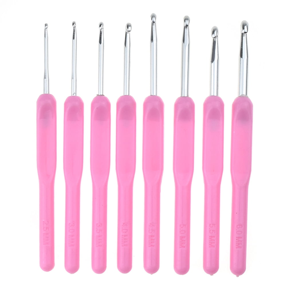 8pcs Crochet Hooks Bearded Needles Weaving Tools in Various Sizes for ...