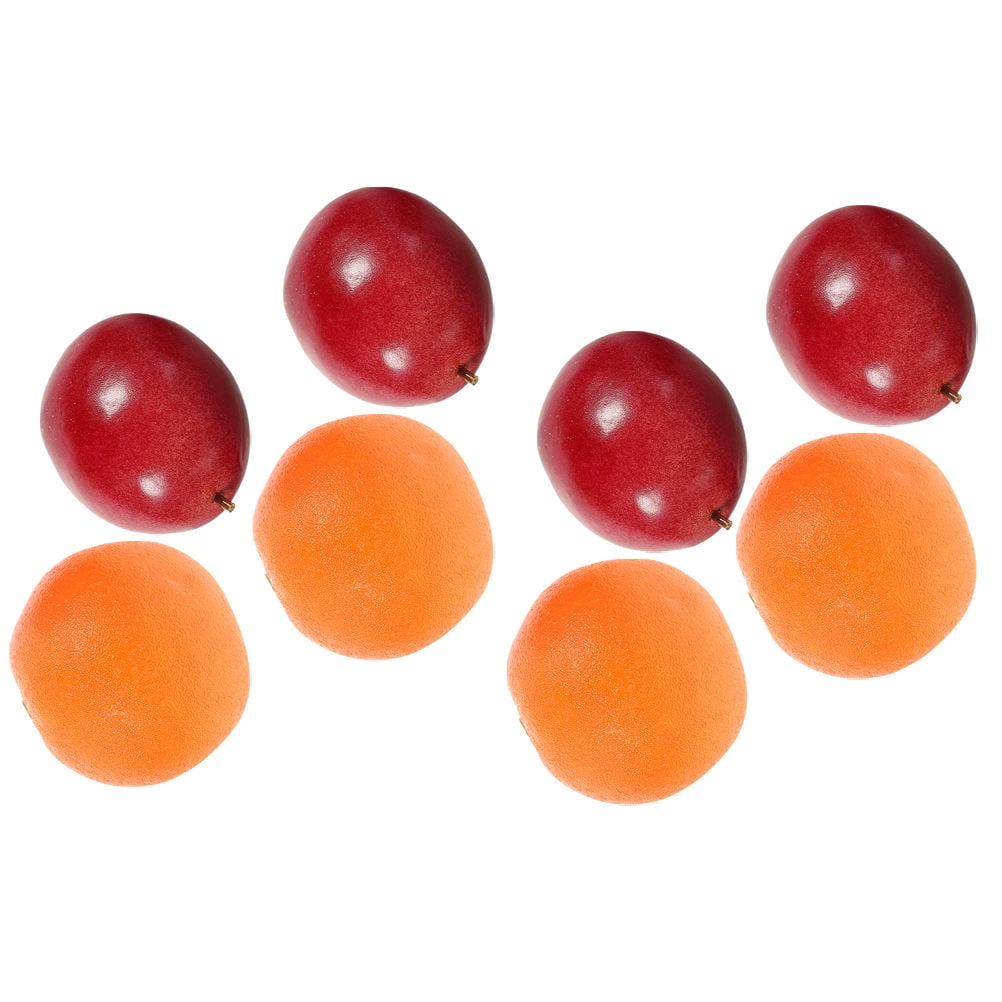 HOMEMAXS 8pcs Lifelike Fruits Adornments Fake Fruits Props Artificial ...