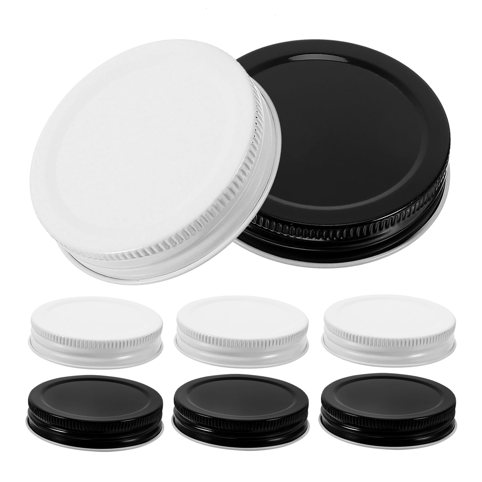 HOMEMAXS 8pcs Mason Jar Sealing Lids Iron Mason Jar Cover Replacement ...