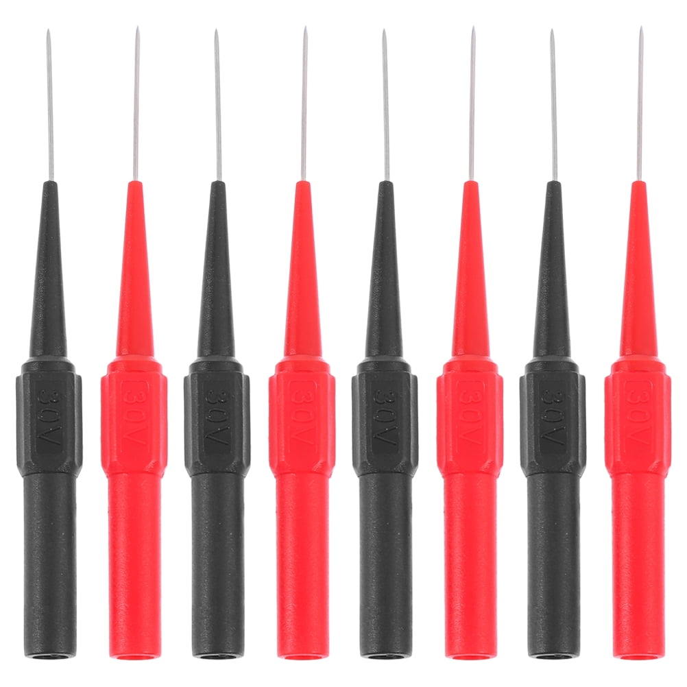 CRAFTHROU Test Leads For Multimeter Assorted Color 8Pcs 3.14X0.20X0 ...