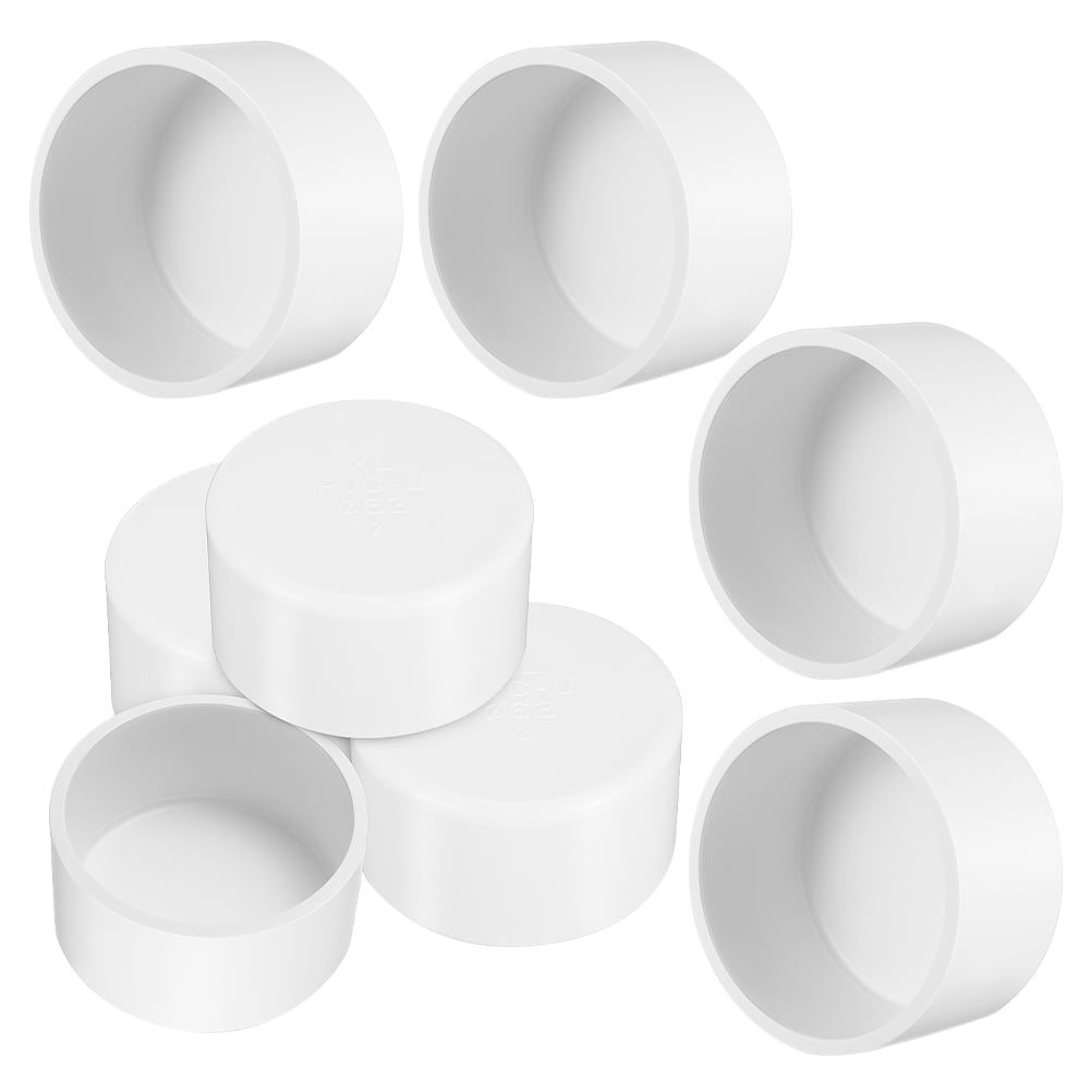 HOMEMAXS 8pcs Pvc End Pipe Plugs For Round Holes Socket Fittings ...