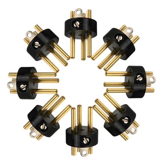 HOMEMAXS 8pcs Replacement Mic XLR Plugs 3-pin Connectors Microphone ...