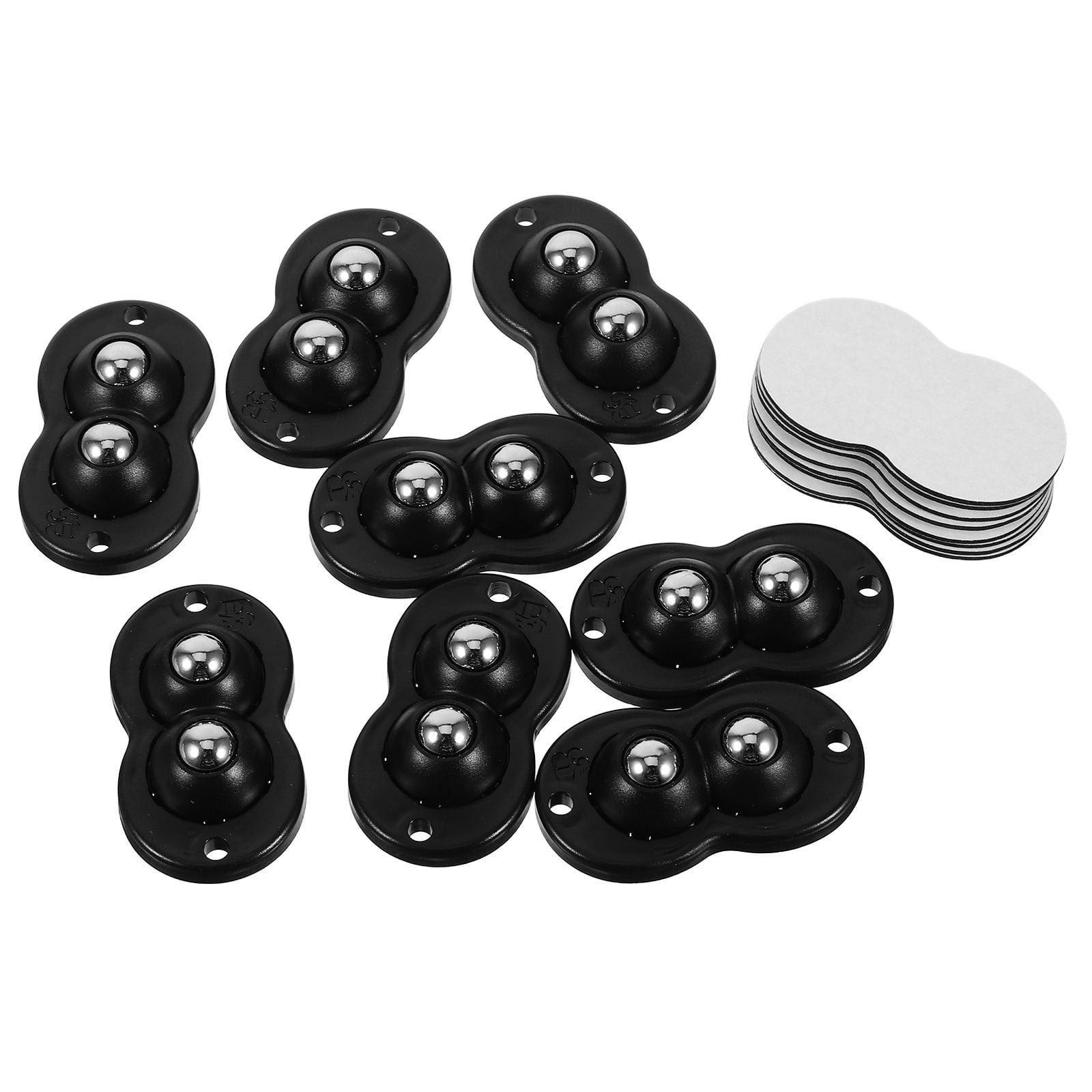 8pcs Self Adhesive Wheels Double Ball Bearing Wheels For Kitchen ...