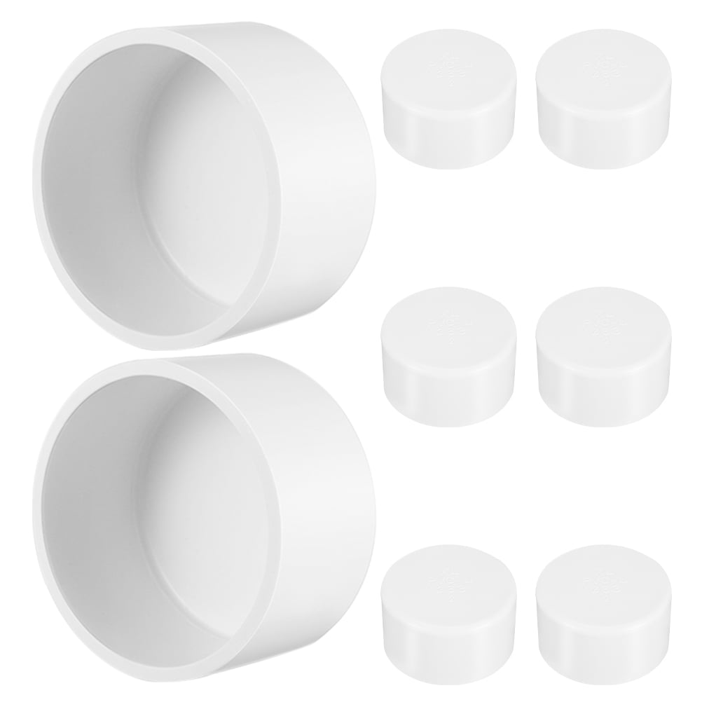 HOMEMAXS 8pcs Sprinkler End Cap Pvc Pipe Caps Pvc End Caps Pvc Pipe ...