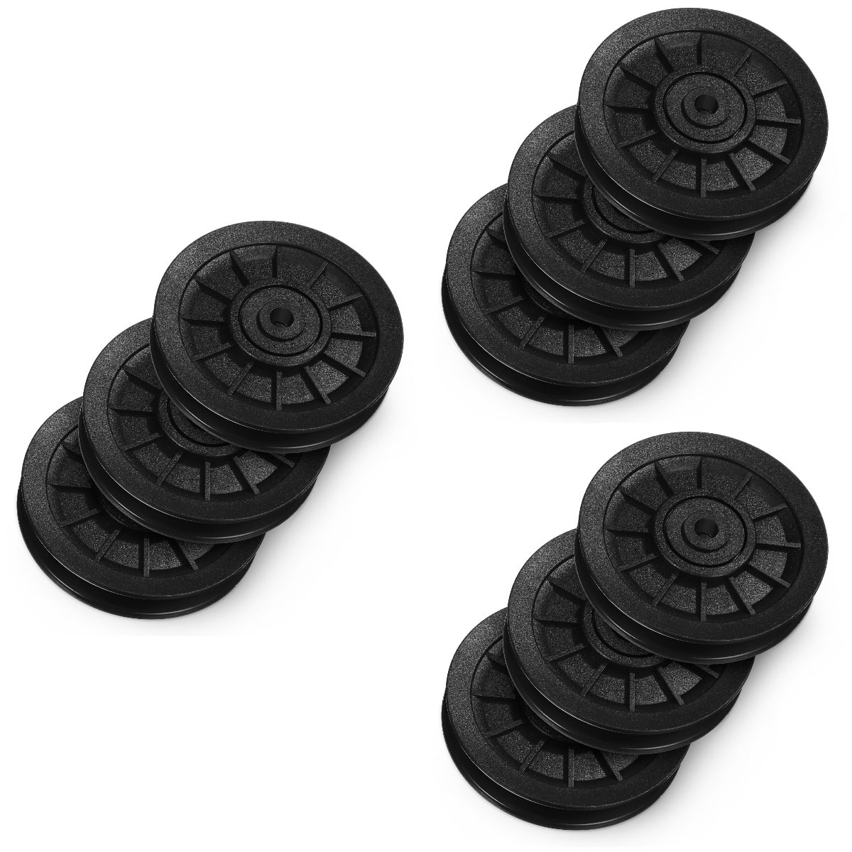 HOMEMAXS 9 Pcs Pulley Wheels Gym Pulley Wheel Fitness Pulley Bearing ...