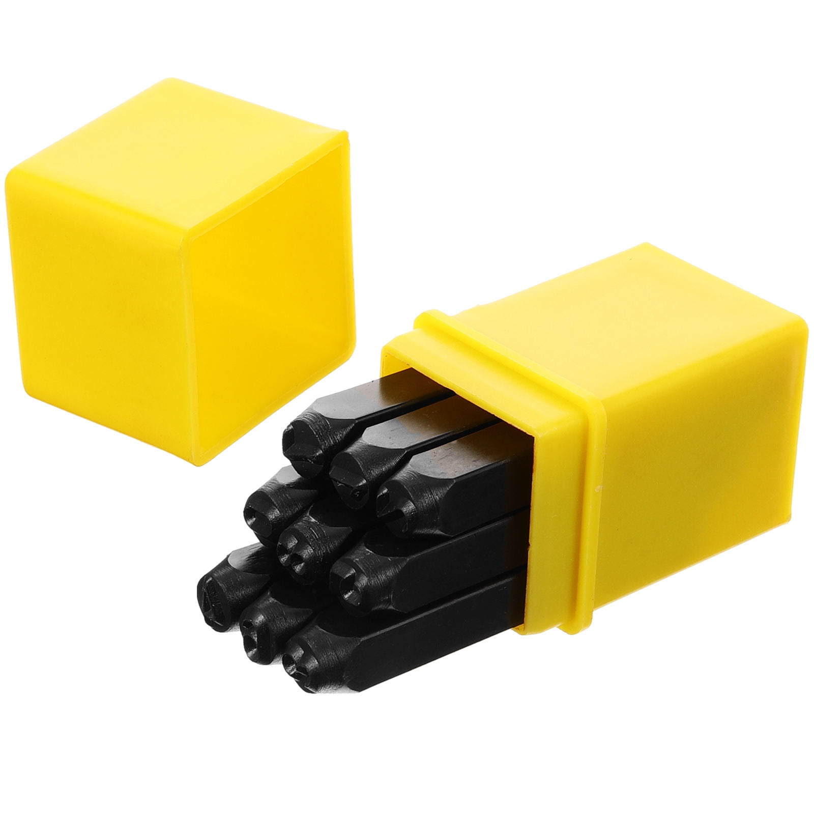 HOMEMAXS 9 Pcs Steel Font Punching Tool Set Number Embossing Stamps ...