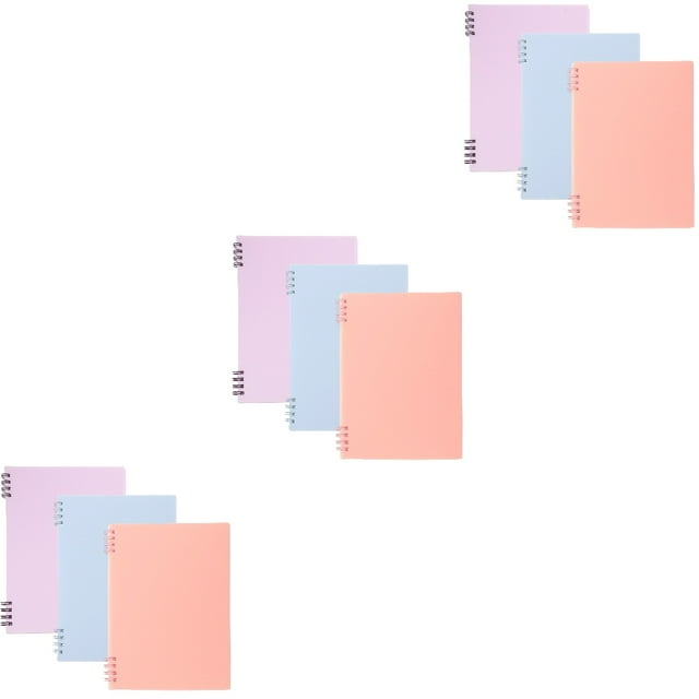 HOMEMAXS 9 Pcs Student Notebook Planning Book Note Taking Notebook ...