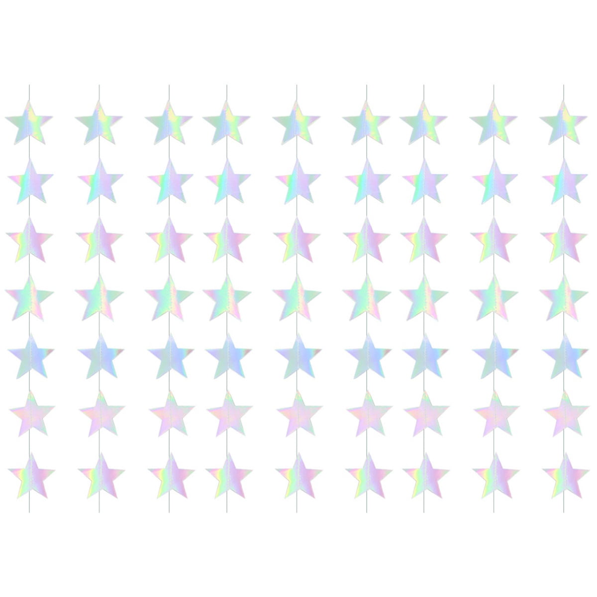 9 Strings of Delicate Star Garland Banner Birthday Wedding Baby Shower ...