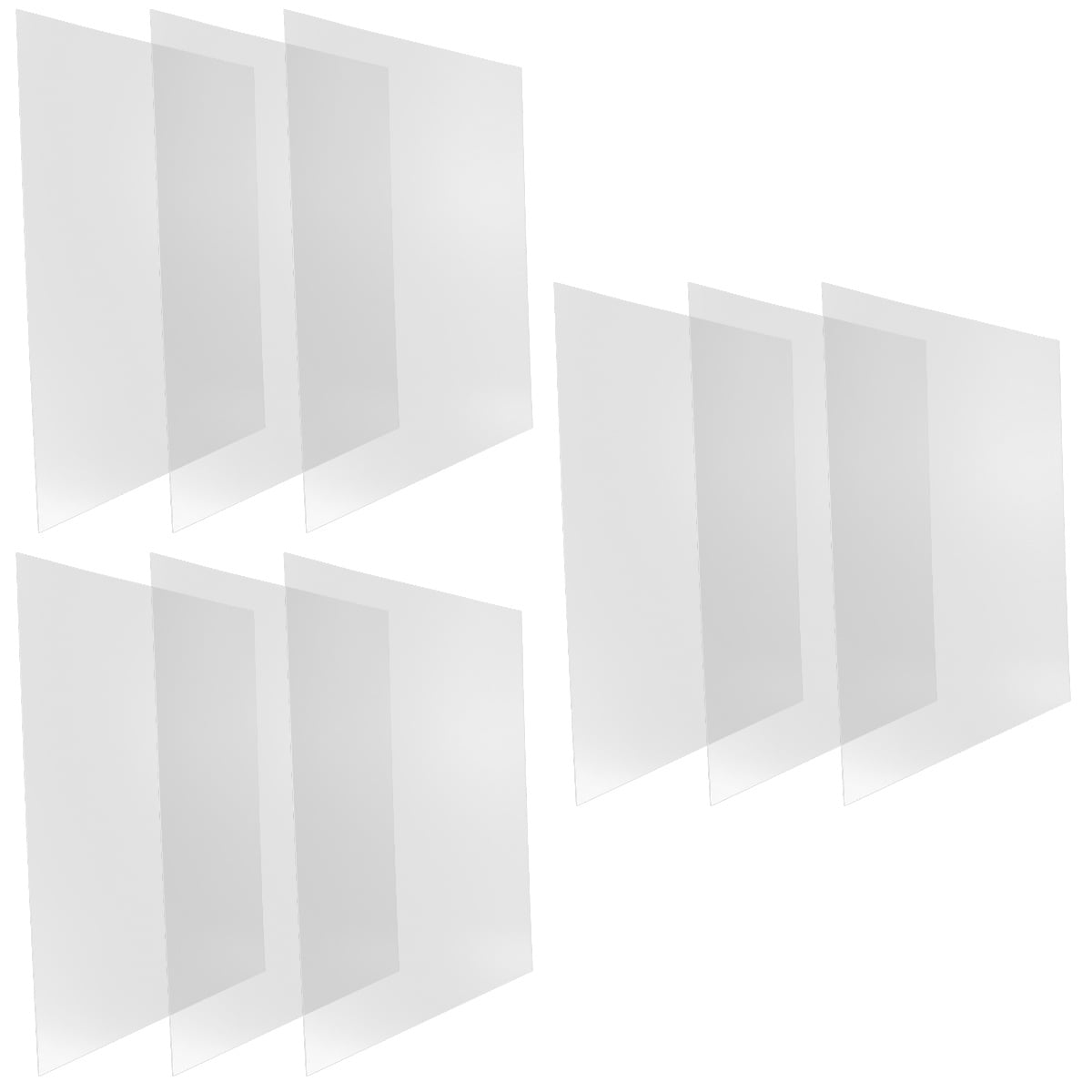 HOMEMAXS 9 pcs Acrylic Cabinet Dividers Clear Dividers Acrylic Dividers ...