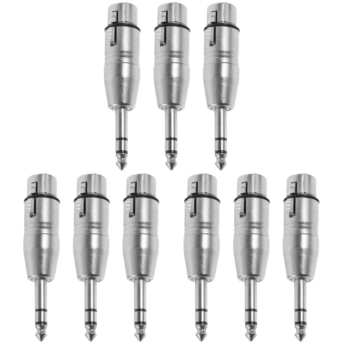 HOMEMAXS 9 pcs Audio Adapter Microphone Converters Stereo Audio ...