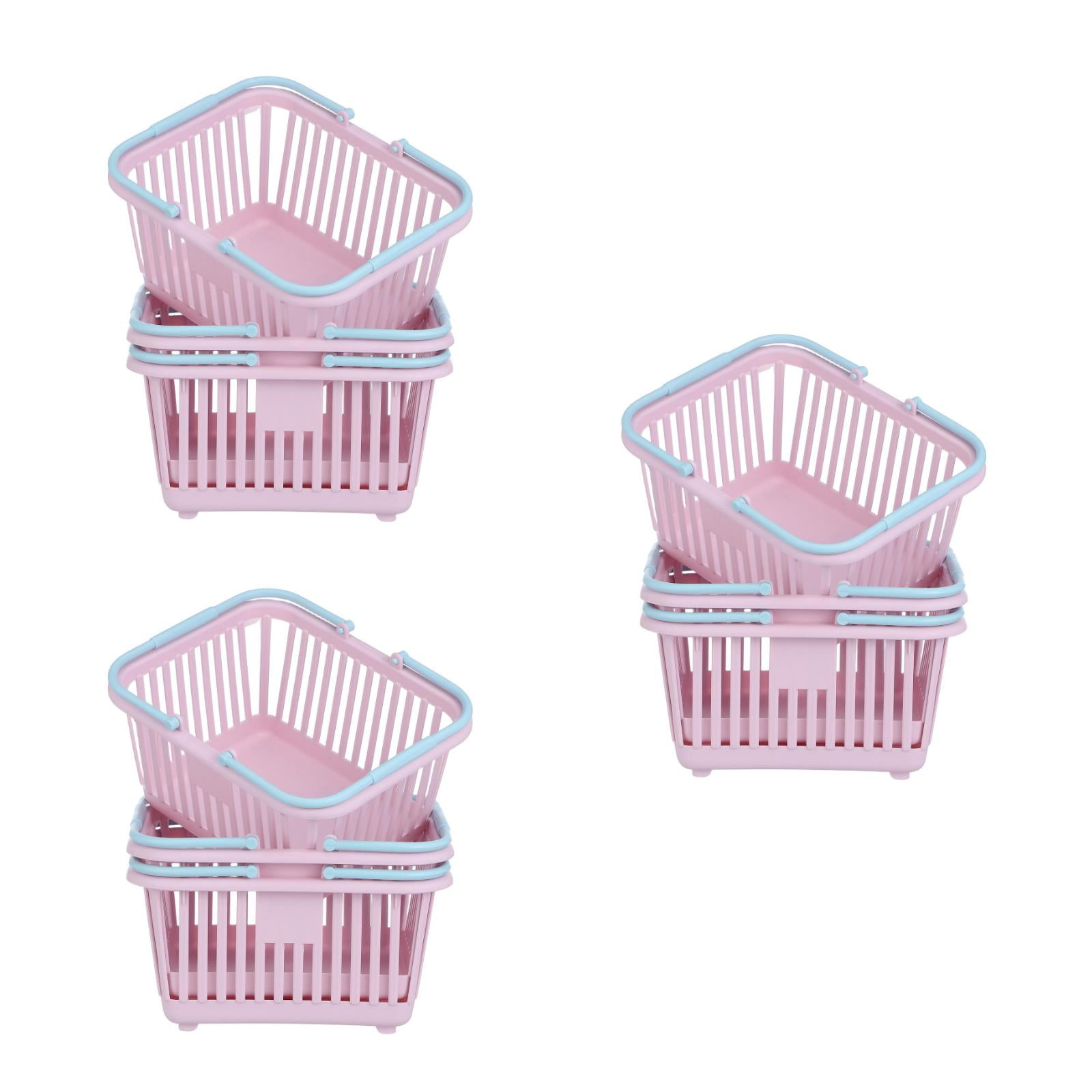 HOMEMAXS 9 pcs Mini Plastic Baskets Mini Shopping Basket With Handles ...