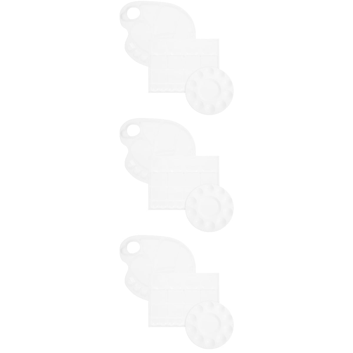 HOMEMAXS 9 pcs Paint Trays Oil Paint Mixing Trays Pigment Plate Color ...
