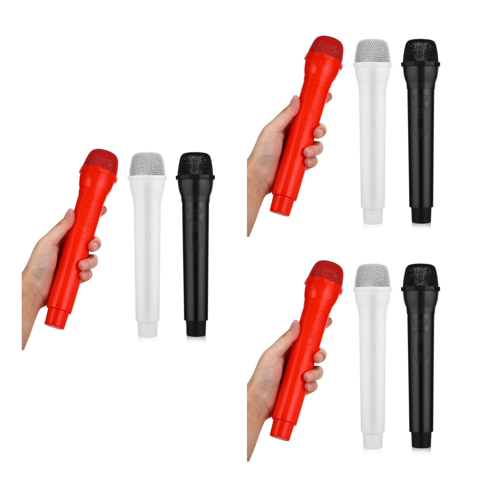 HOMEMAXS 9 pcs Plastic Microphone Prop For Kids Pretend Play Microphone ...