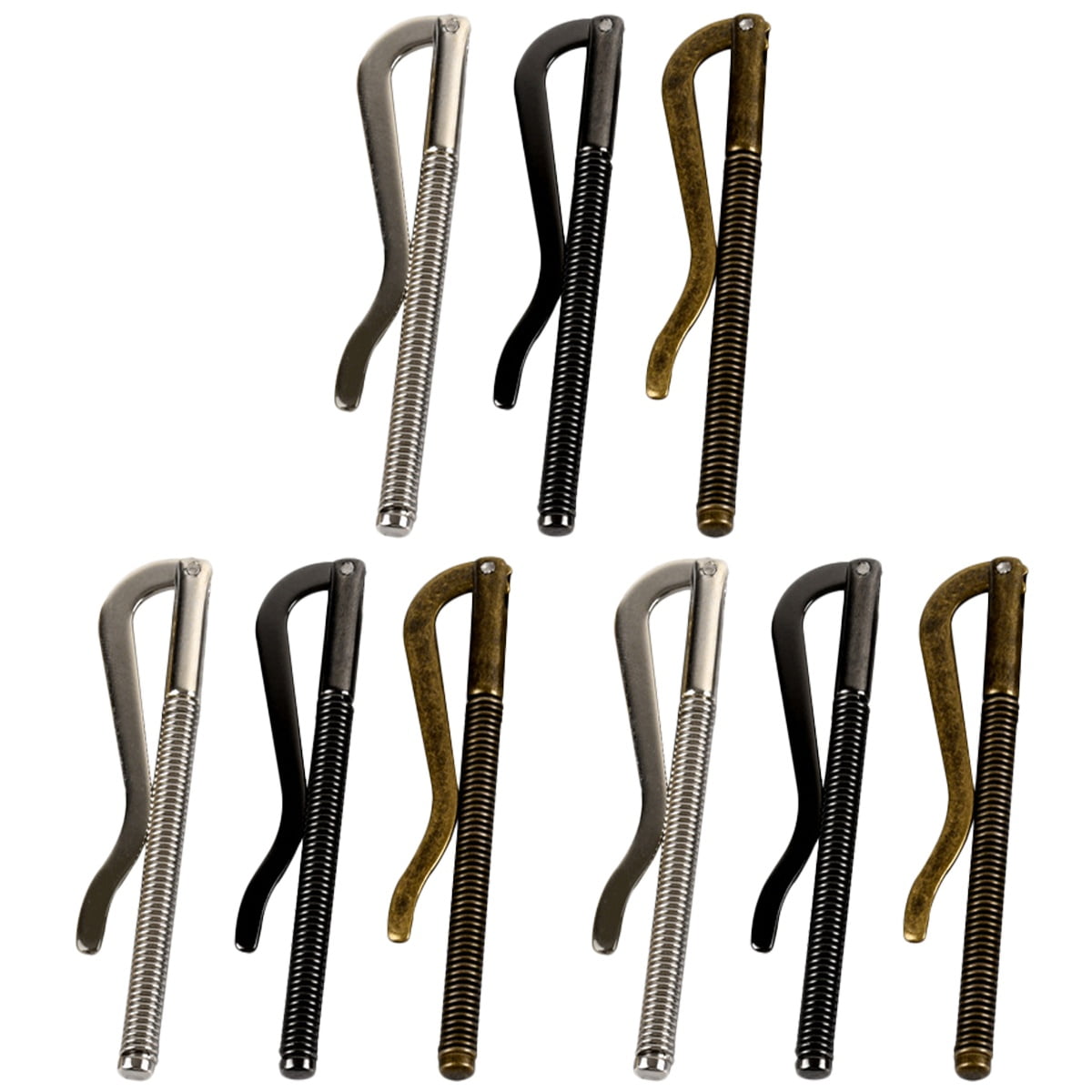 HOMEMAXS 9 pcs Practical Spring Convenient Metal Spring Money Clamps ...