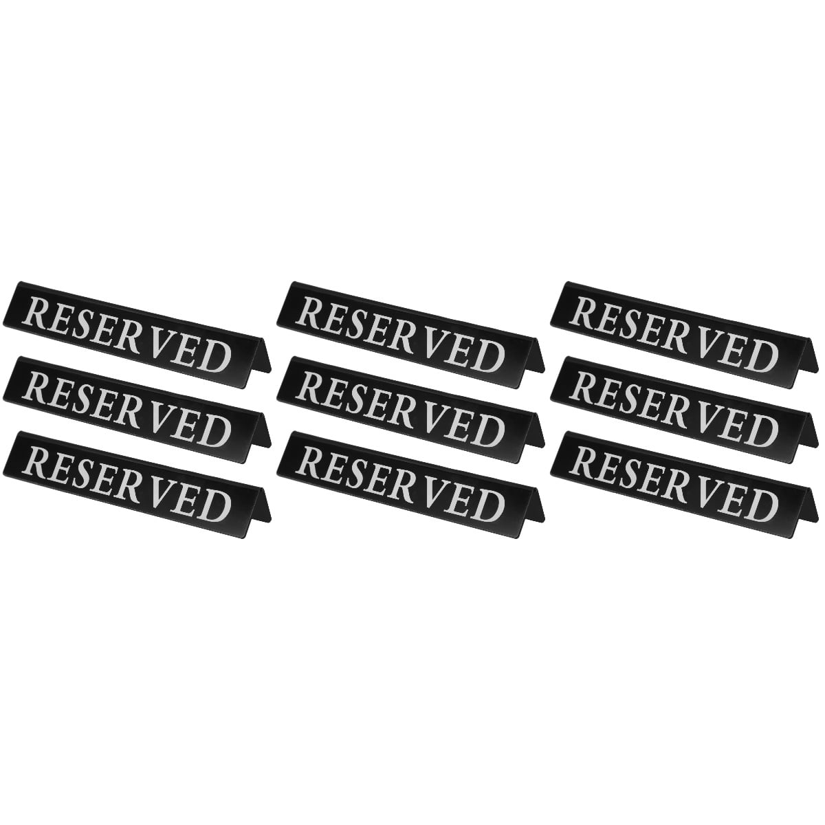 HOMEMAXS 9 pcs Reserved Seats Sign for Restaurant Acrylic Reserved Sign ...