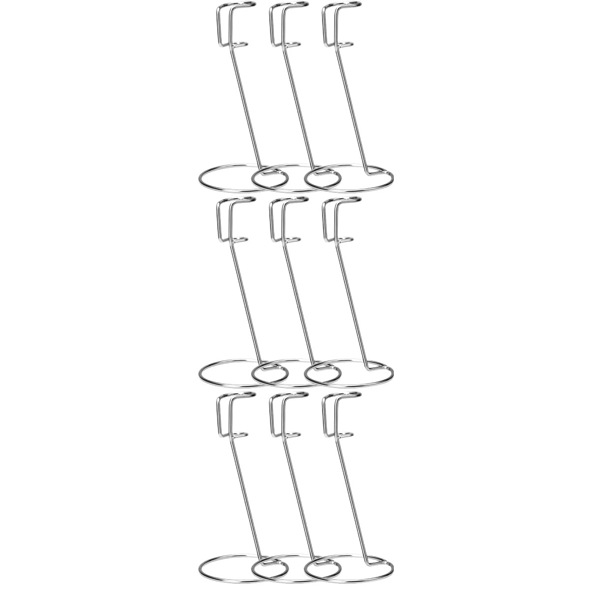 9 pcs Stainless Steel Milk Storage Rack Mixer Rack Kitchen Gadget ...