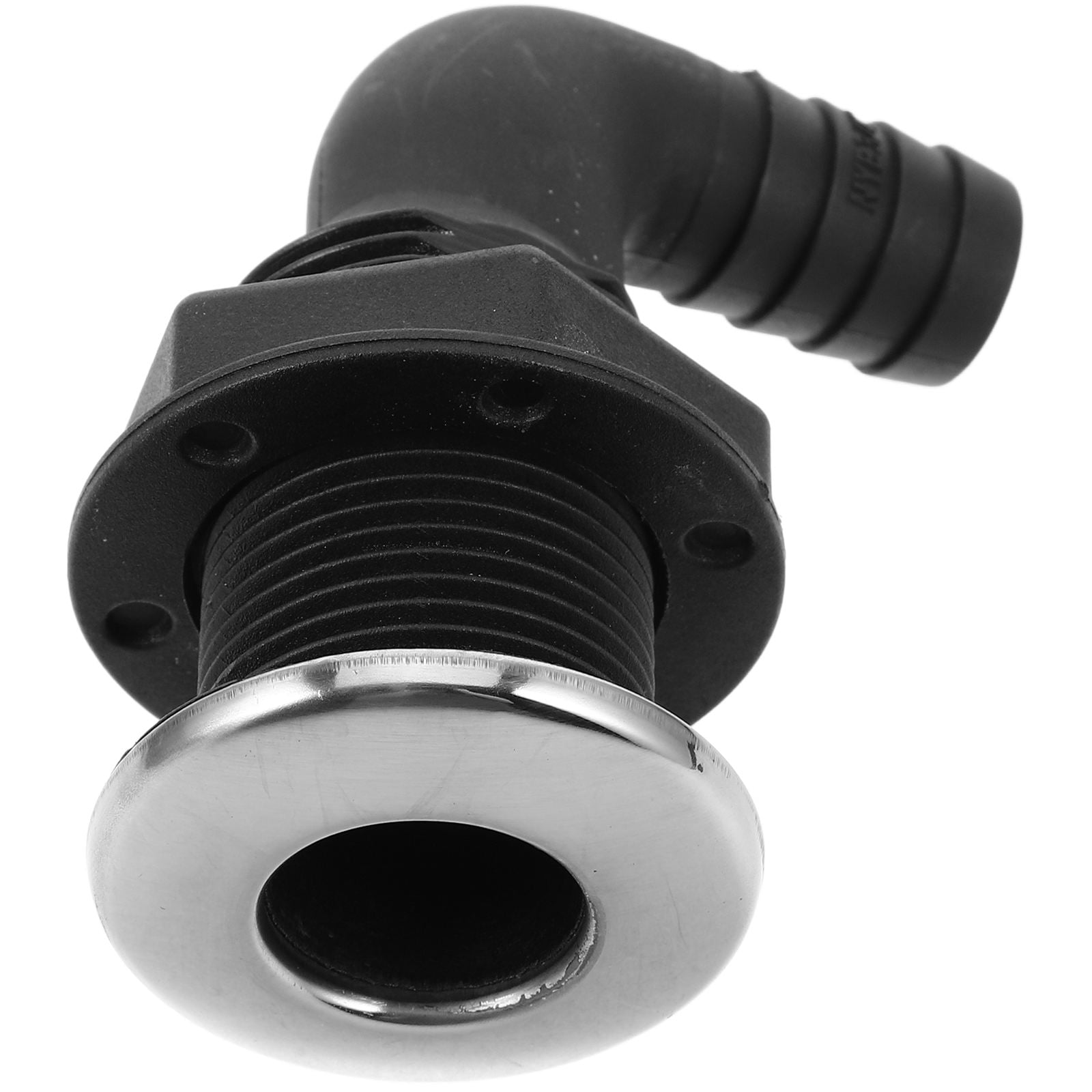 HOMEMAXS 90-Degree Thru-Hull Connector Marine Thru-Hull Scupper Drain ...