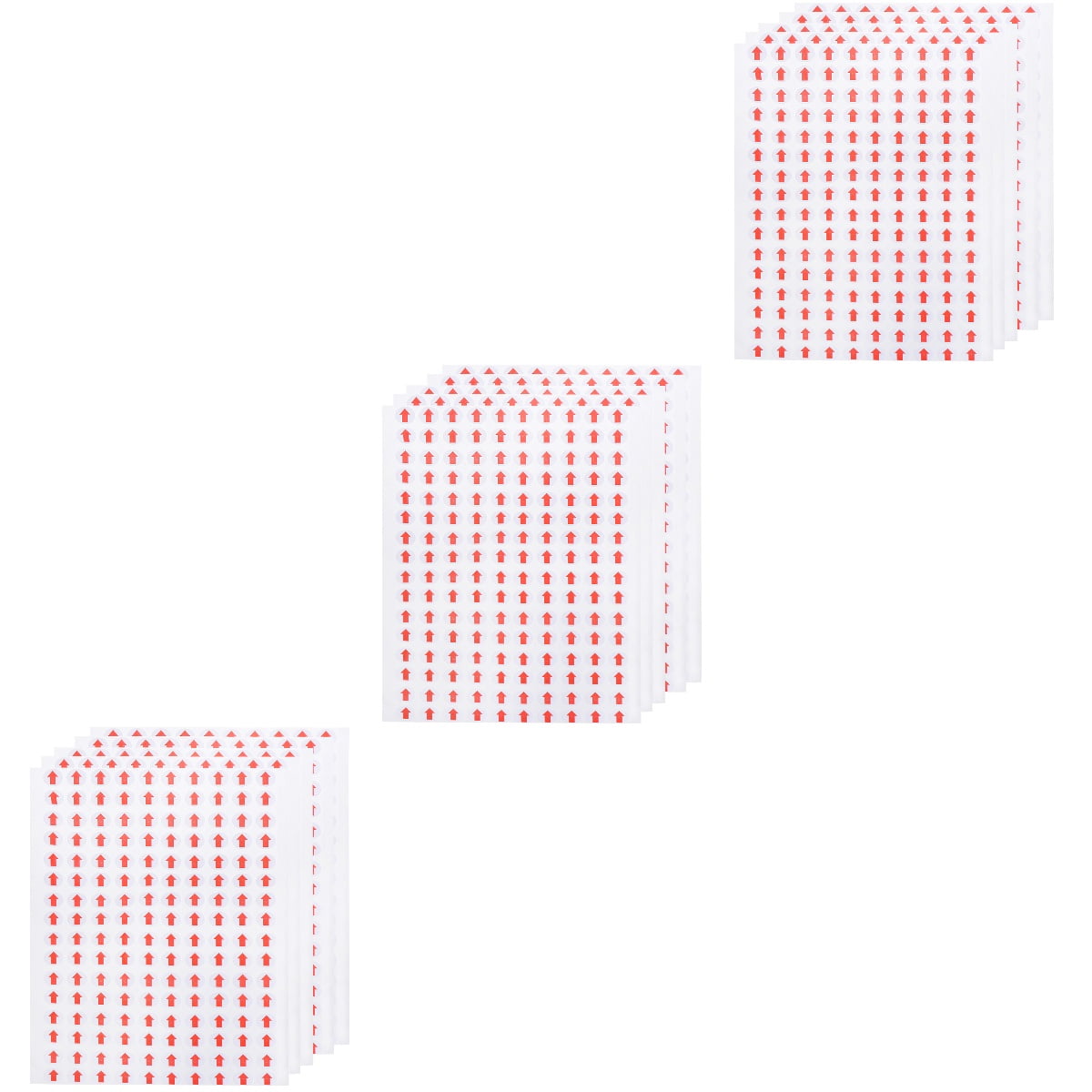 HOMEMAXS 9600 PCS 10mm Self Adhesive Sticky Red Arrow Labels Removable ...
