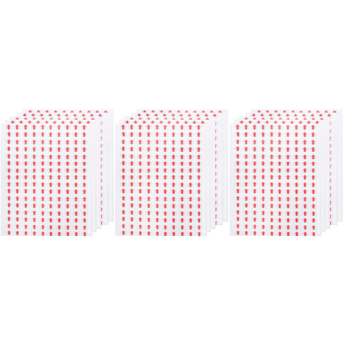 HOMEMAXS 9600 PCS 10mm Self Adhesive Sticky Red Arrow Labels Removable ...