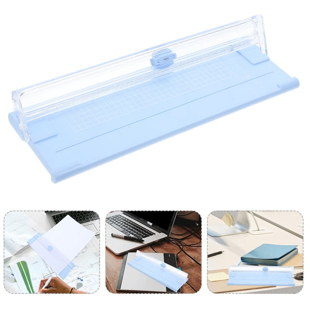 WEUVEB Simple Design Paper Trimmer Blue 1Pack 10.6X3.5X0.8In - Walmart ...