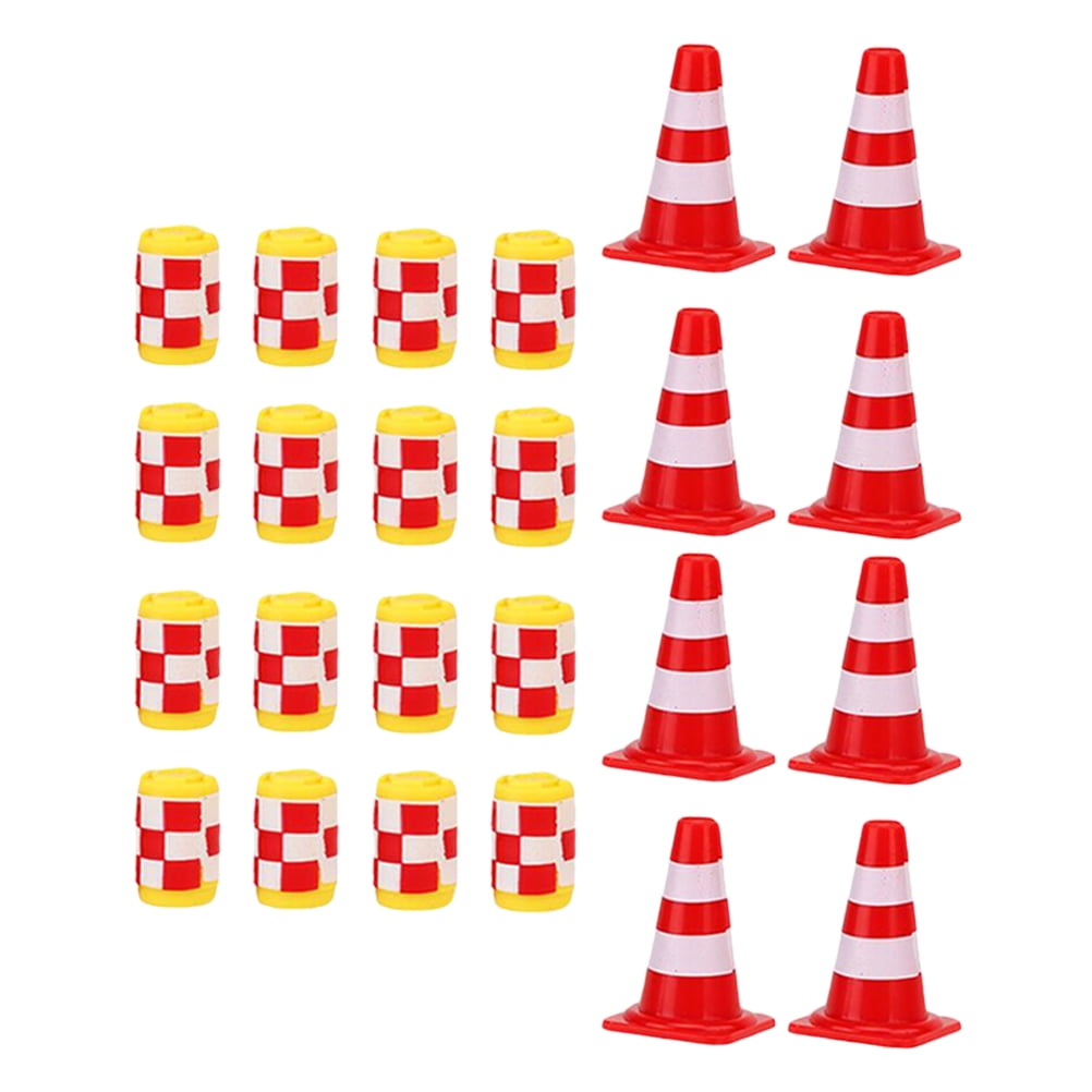 HOMEMAXS ABS Road Cones Toy for Kids to Learn Traffic Signs at Pieces ...