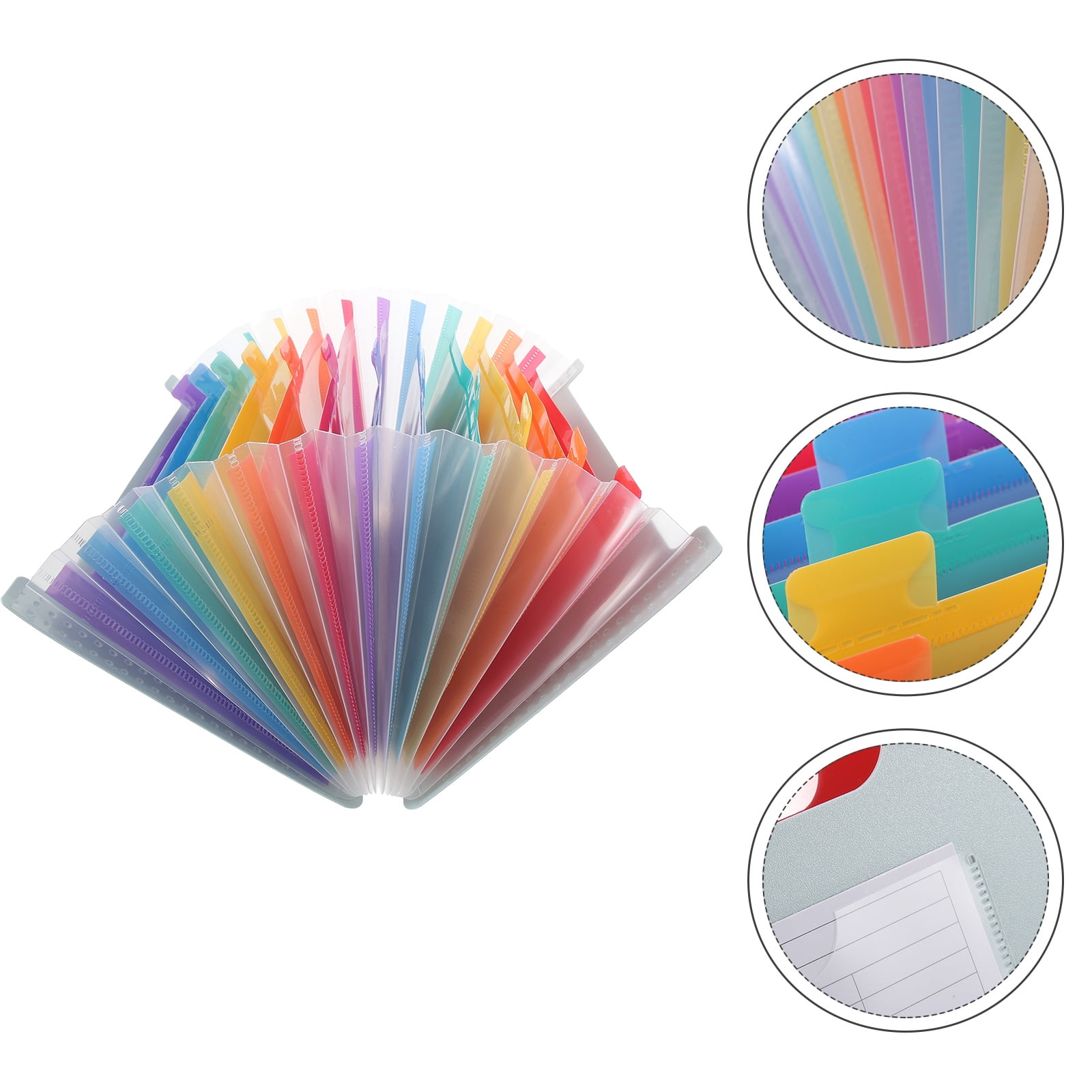 HOMEMAXS Accordion File Organizer Receipt Folder Binder Organizers ...