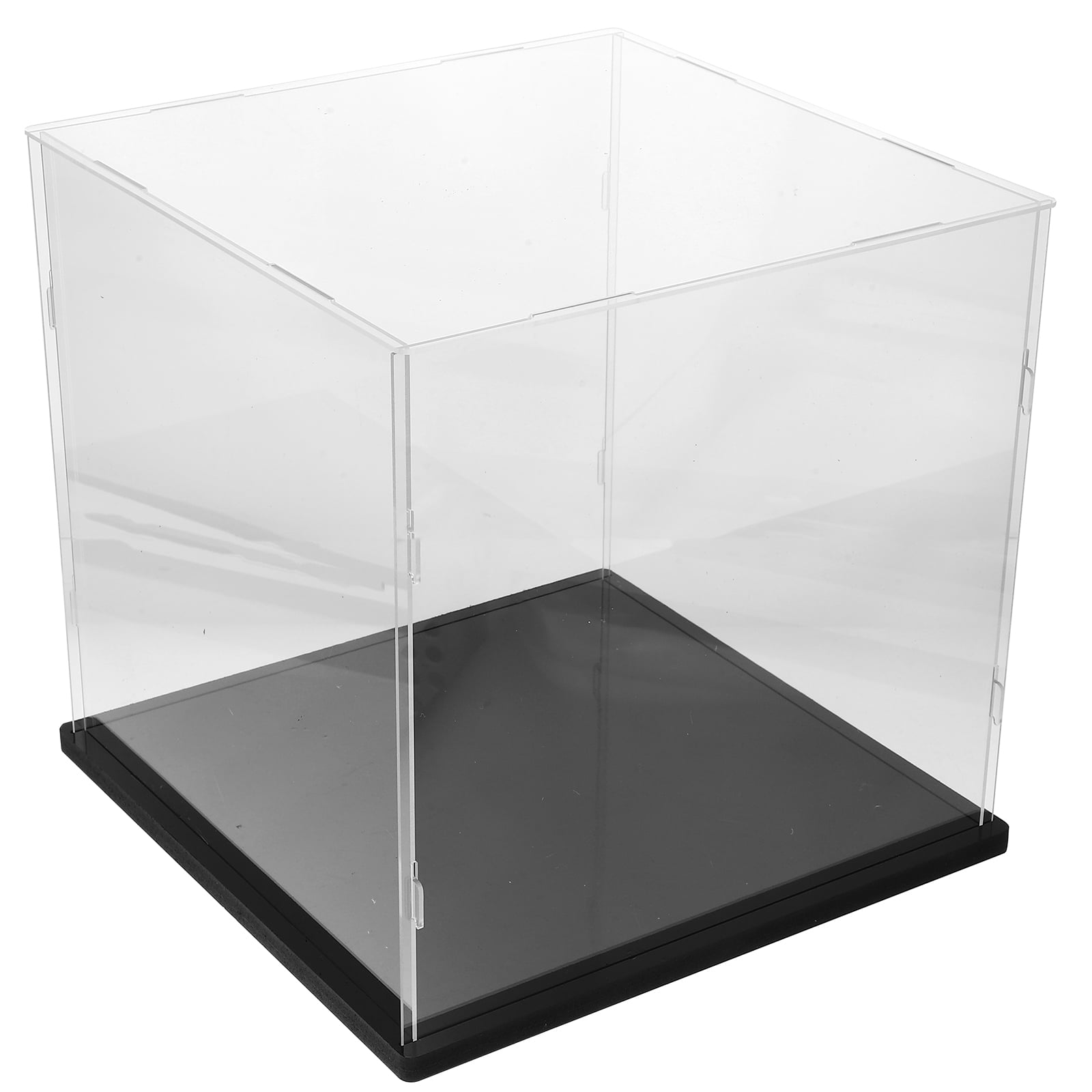 HOMEMAXS Acrylic Glass Cover Display Box Bead Storage Containers ...