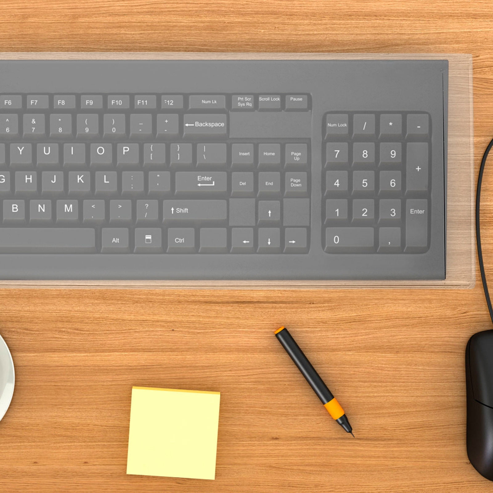 Acrylic Keyboard Dust Cover Transparent Mechanical Keyboard Protective ...