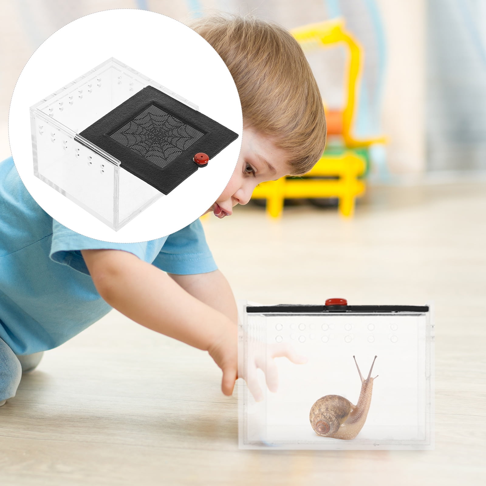 HOMEMAXS Acrylic Reptile Case Reptile Terrarium Reptile Case Clear ...