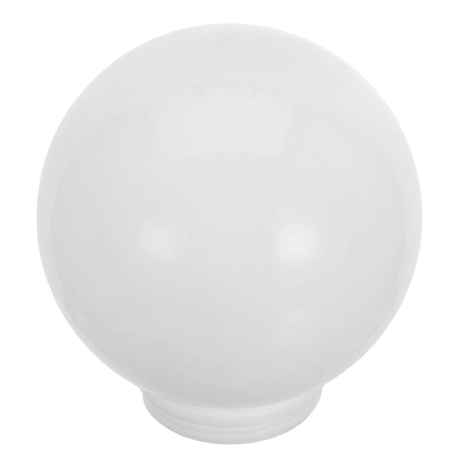 HOMEMAXS White Acrylic Globe Lamp Shade Replacement for Outdoor Use ...