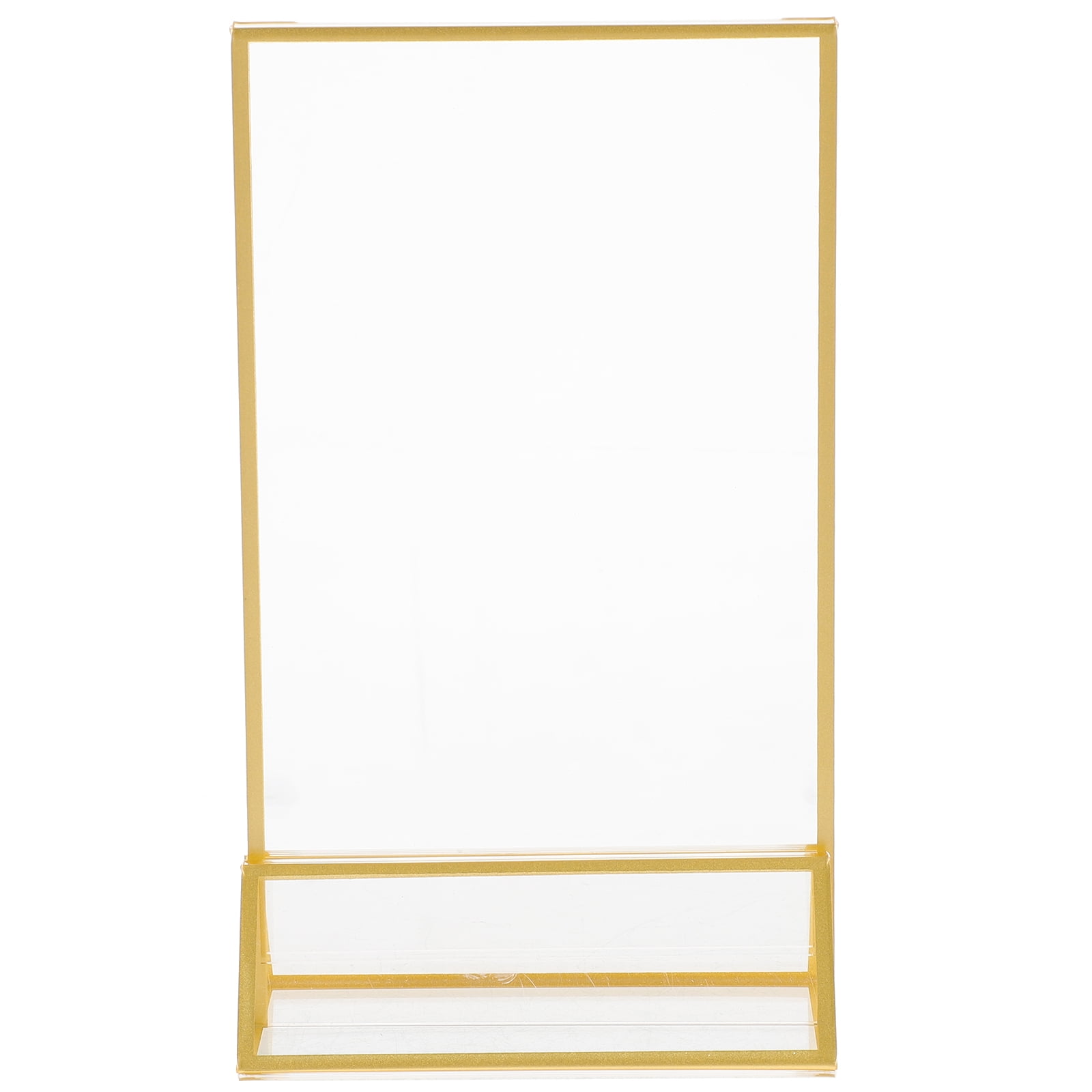 HOMEMAXS Acrylic Sign Holder Desktop Display Stand Tabletop Sign Holder ...