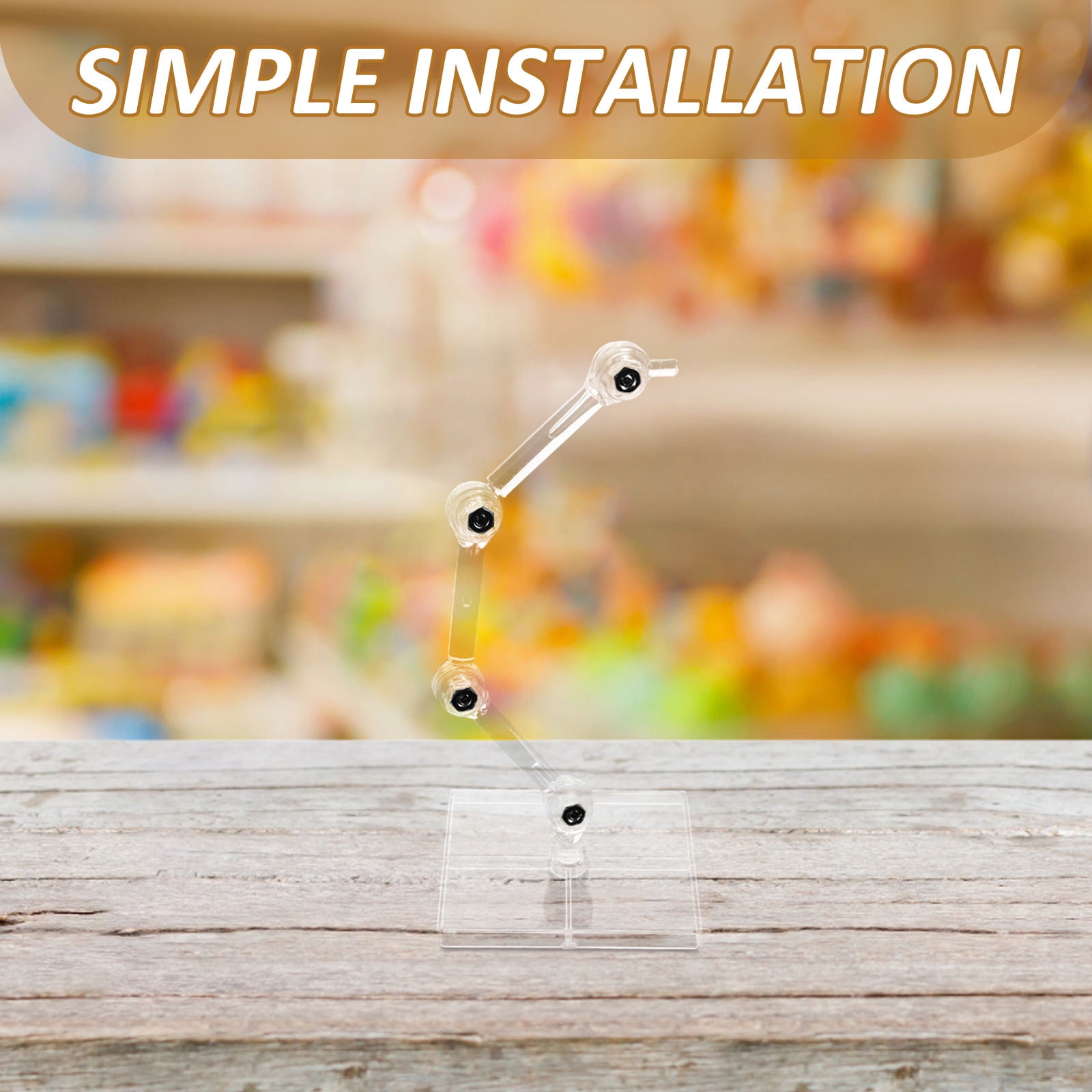 HOMEMAXS Action Figure Stand Action Figure Display Holder Base Doll ...