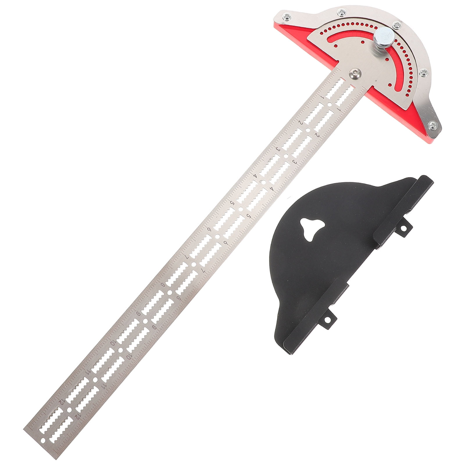HOMEMAXS Adjustable Angle Measuring Tool - 15 Inch Woodworkers Edge ...