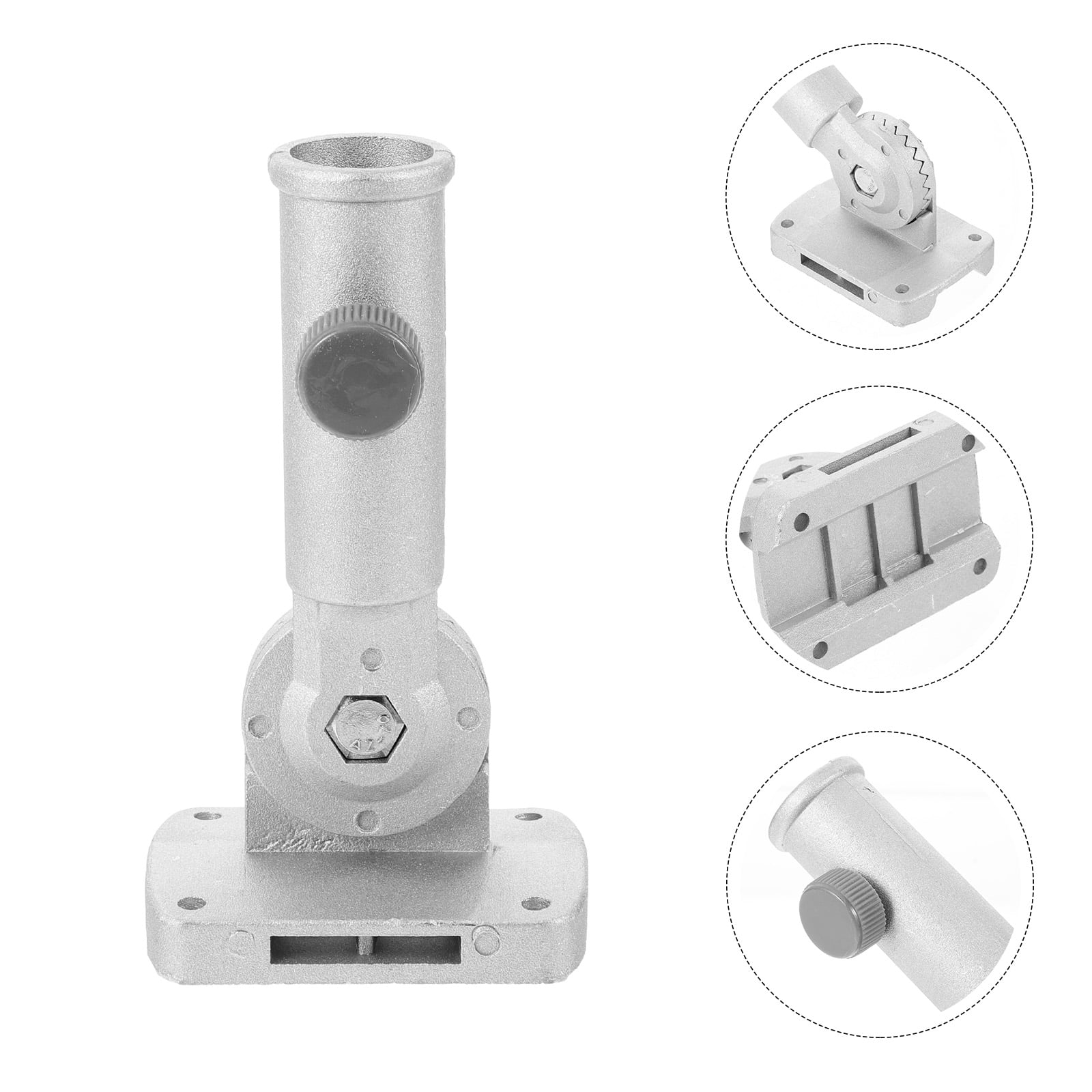 HOMEMAXS Adjustable Flag Pole Holder Durable Wall Mounted Flag Pole ...