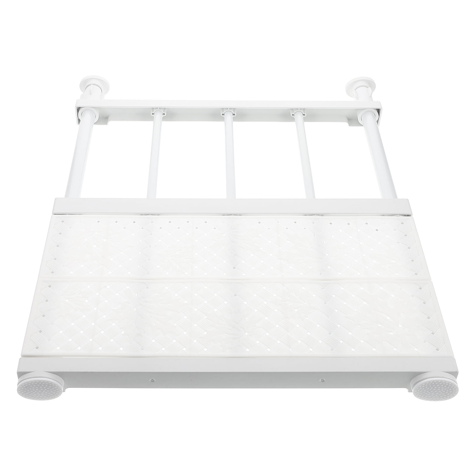 HOMEMAXS Adjustable Tension Shelf For Closet No-Drill Expandable Closet ...