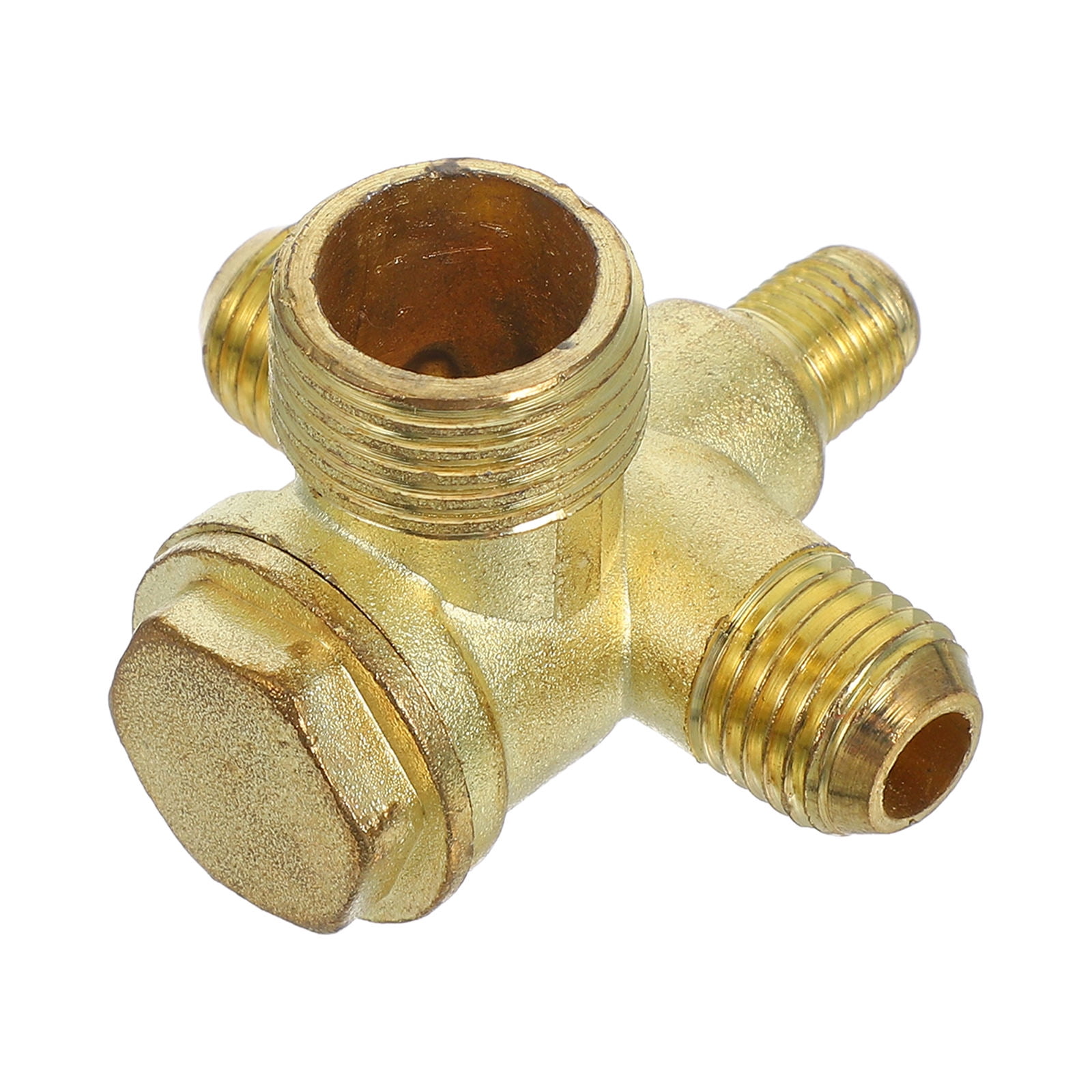 HOMEMAXS Air Compressor Check Valve 4 Way Pneumatic Accessory Joint ...