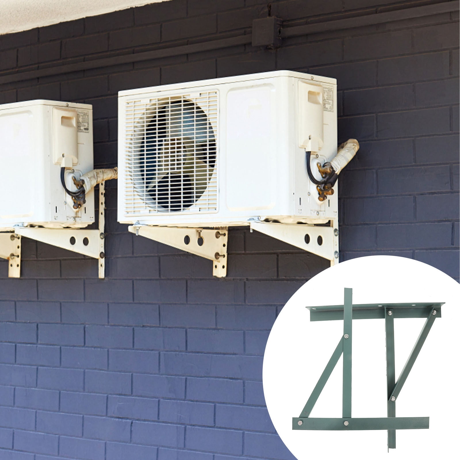 HOMEMAXS Air Conditioner Rack Steel Support Conditioners Mounted Window ...