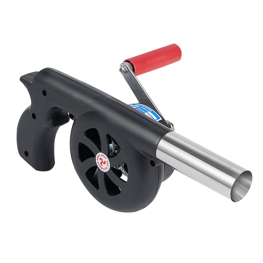 HOMEMAXS Air Fire Blower for Grill Camping Barbecue Fan Handheld Manual ...