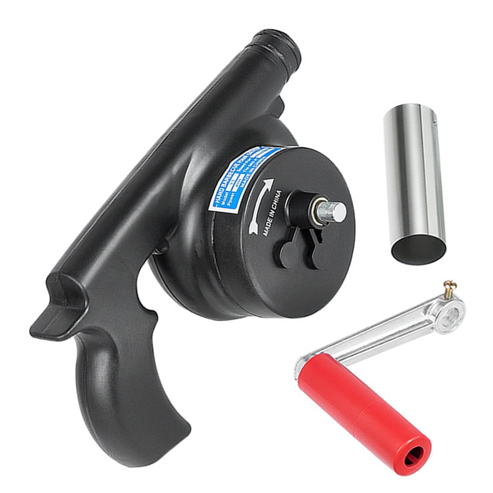 HOMEMAXS Air Fire Blower for Grill Camping Barbecue Fan Handheld Manual ...