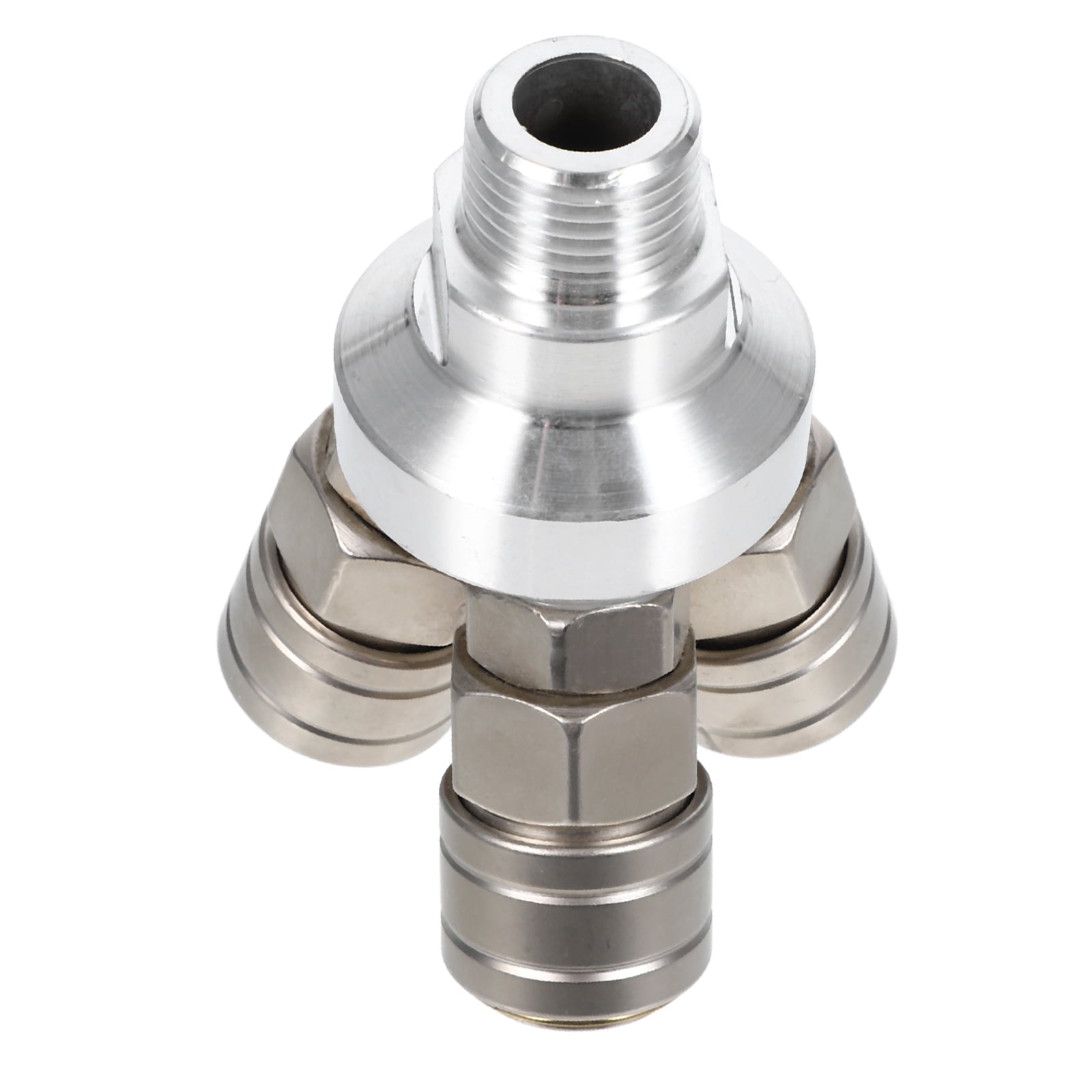 HOMEMAXS Air Manifold 3 Way Quick Connect Coupler Air Hose Splitter ...