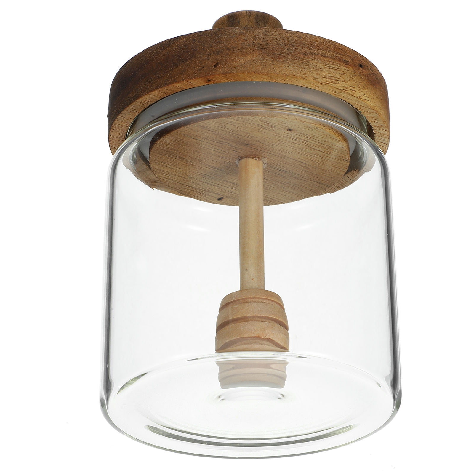 HOMEMAXS Airtight Jam Container Clear Glass Peanut Butter Honey Jar ...