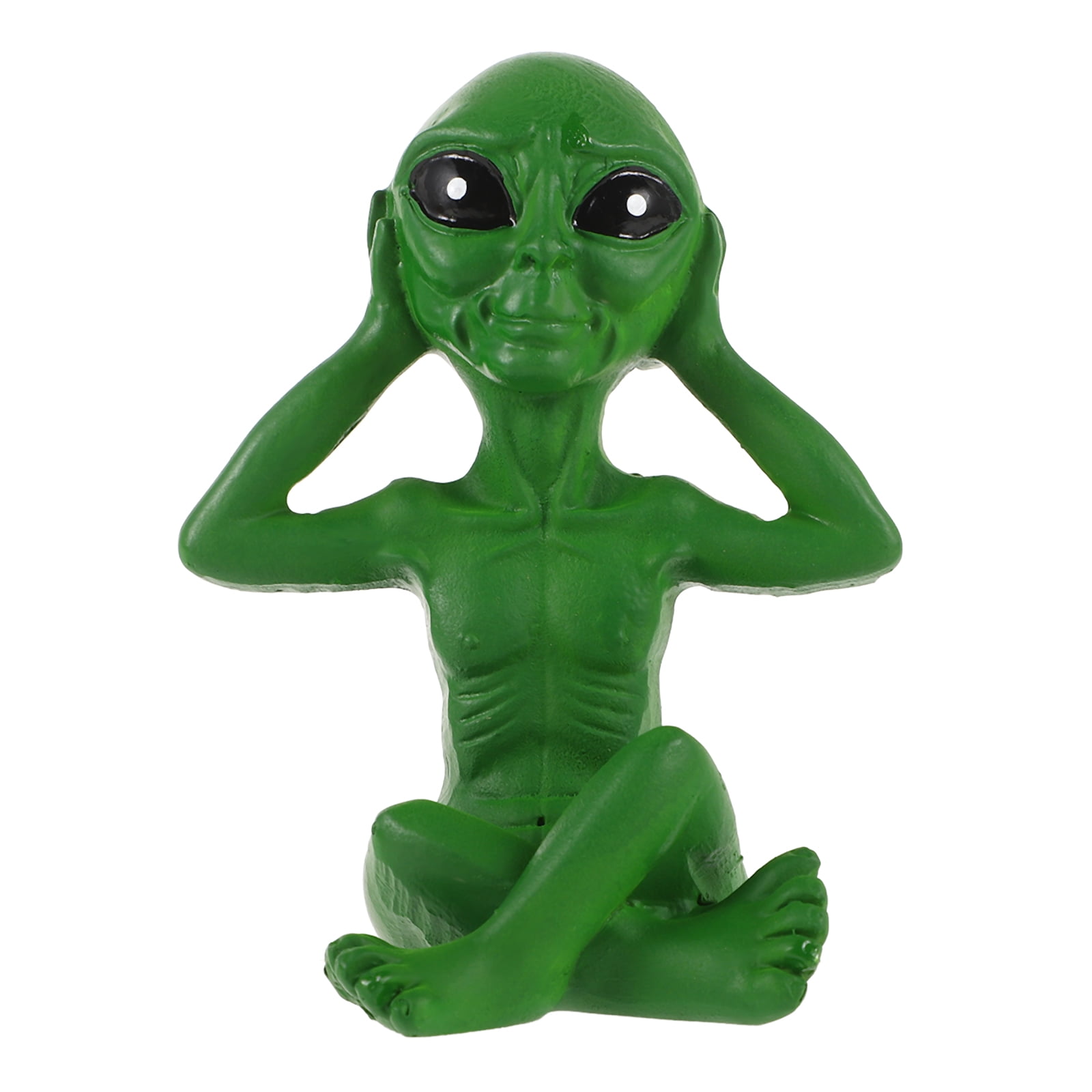 HOMEMAXS Alien Figurine Resin Alien Sculpture Desktop Alien Statue ...