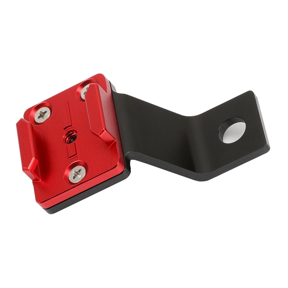 MOKKHNB Mirror Mounting Brackets for Motorcycle Aluminum Alloy Red 1Set ...